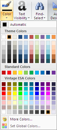 Changing Equipment Colors