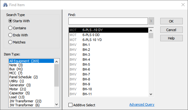 Selecting by an Item's ID Name (Find-Select)