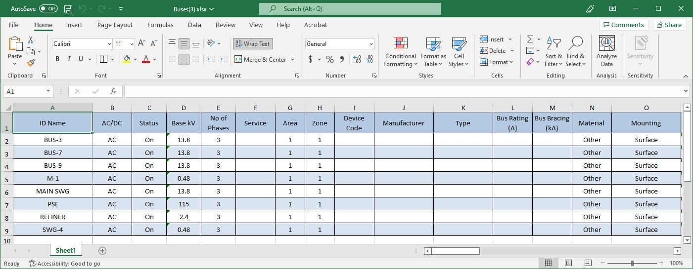 Exporting to Excel