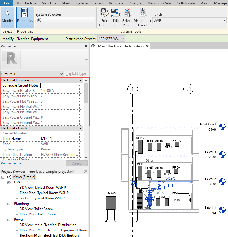 浏览Revit导入结果